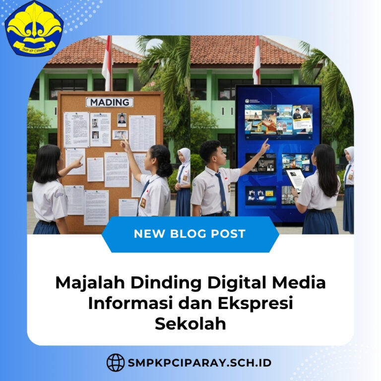 Majalah Dinding Digital Media Informasi dan Ekspresi Sekolah - SMP KP CIPARAY